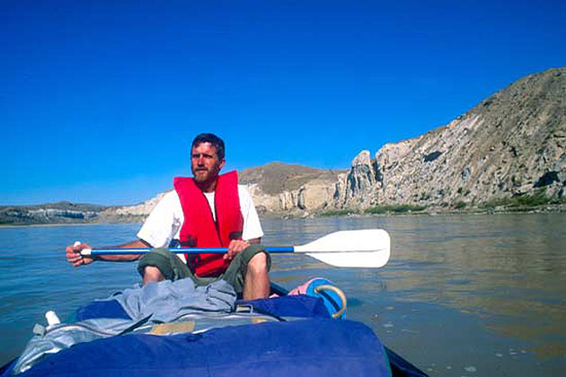Canoeing National Wild Scenic Missouri River